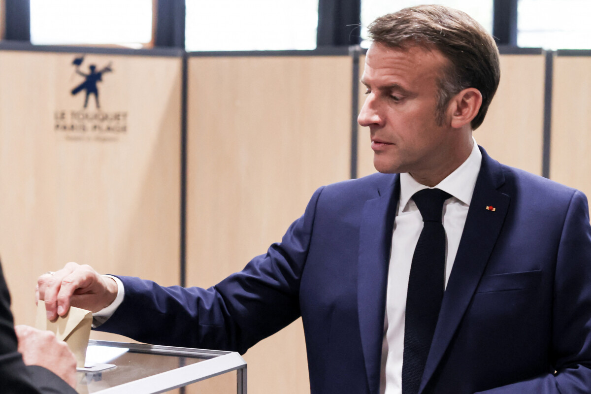 Photo : Emmanuel Macron - Le président français et la Première dame au ...