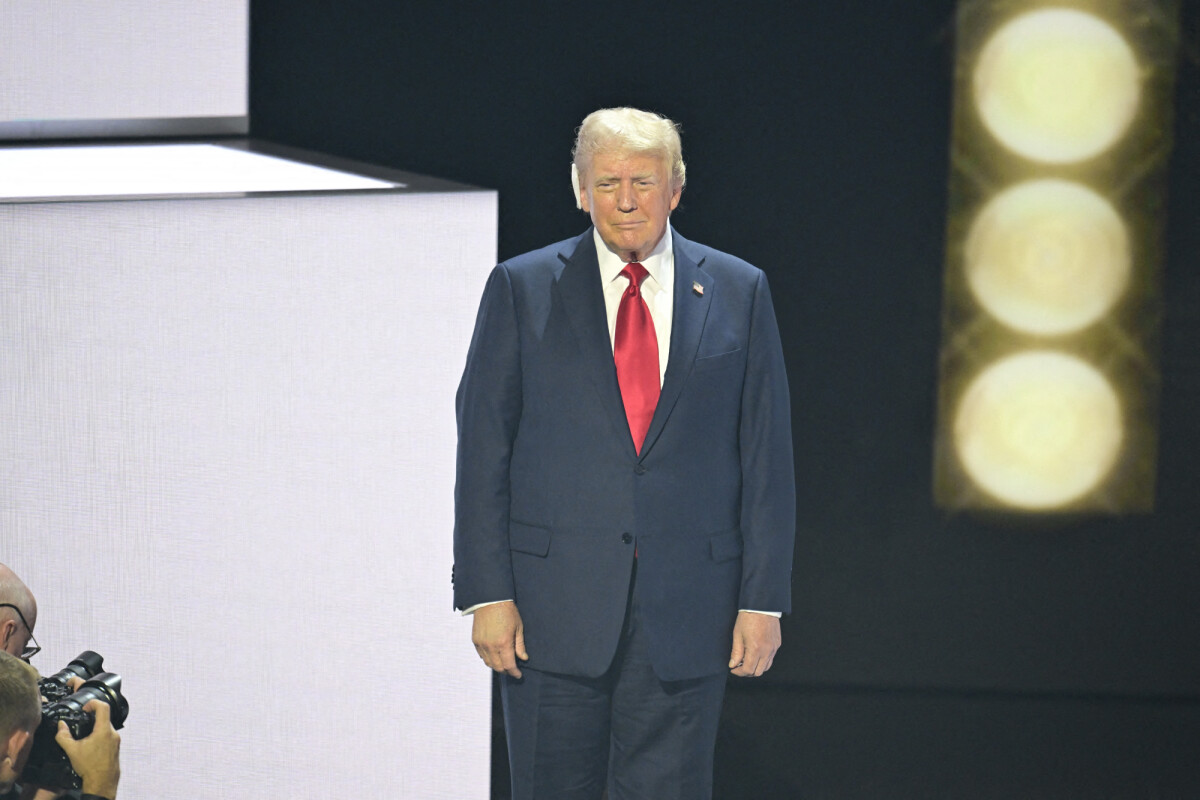 Photo : Donald J. Trump accepte la nomination de son parti en tant que ...
