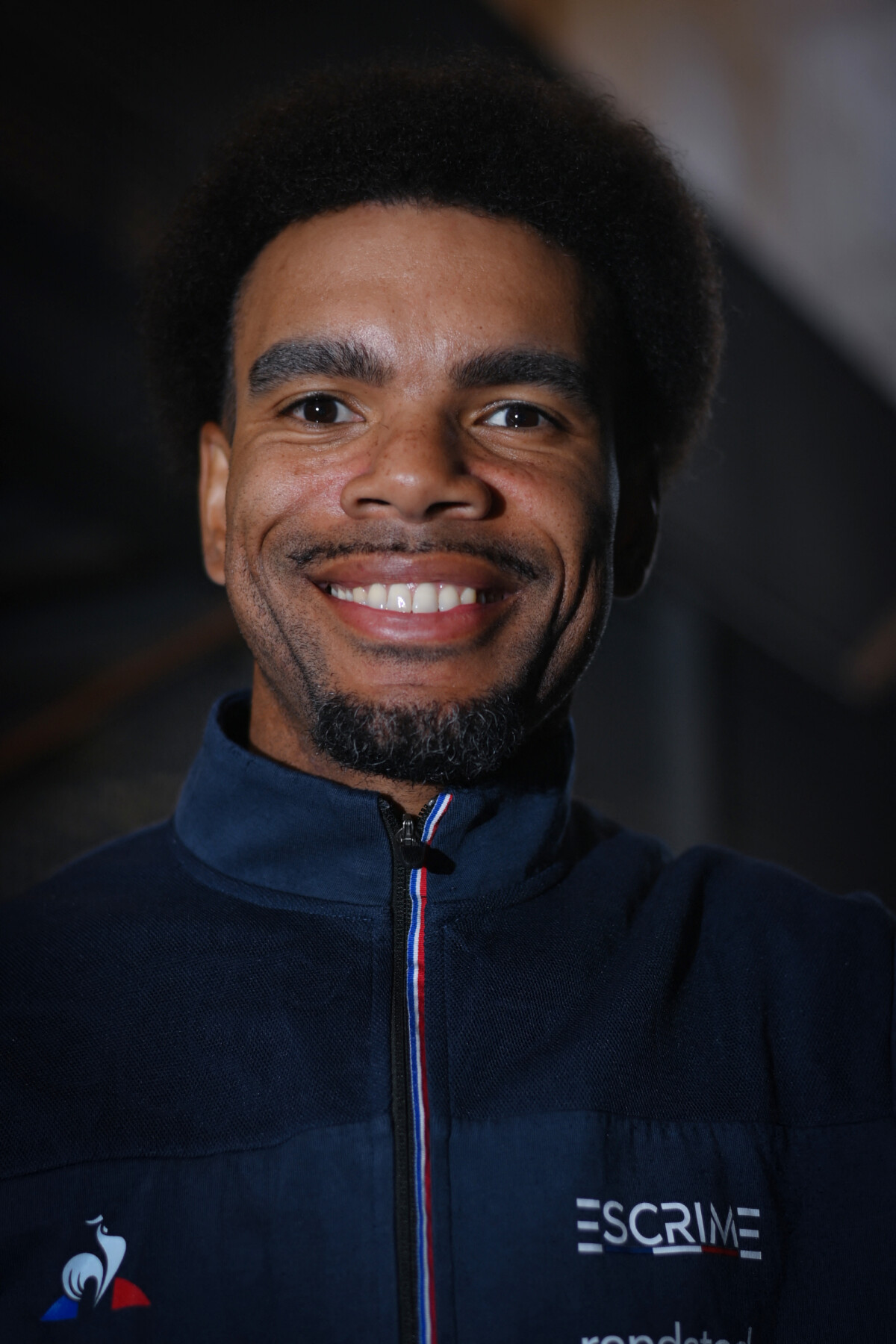 Photo : Boladé Apithy pendant le media day à Paris, France. ( Photo by ...
