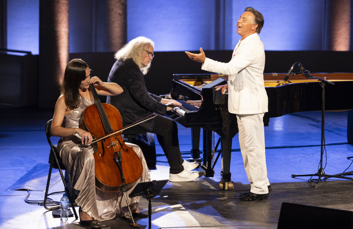 Photo : Exclusif - Julie Sévilla-Fraysse, Yvan Cassar et Roberto Alagna ...