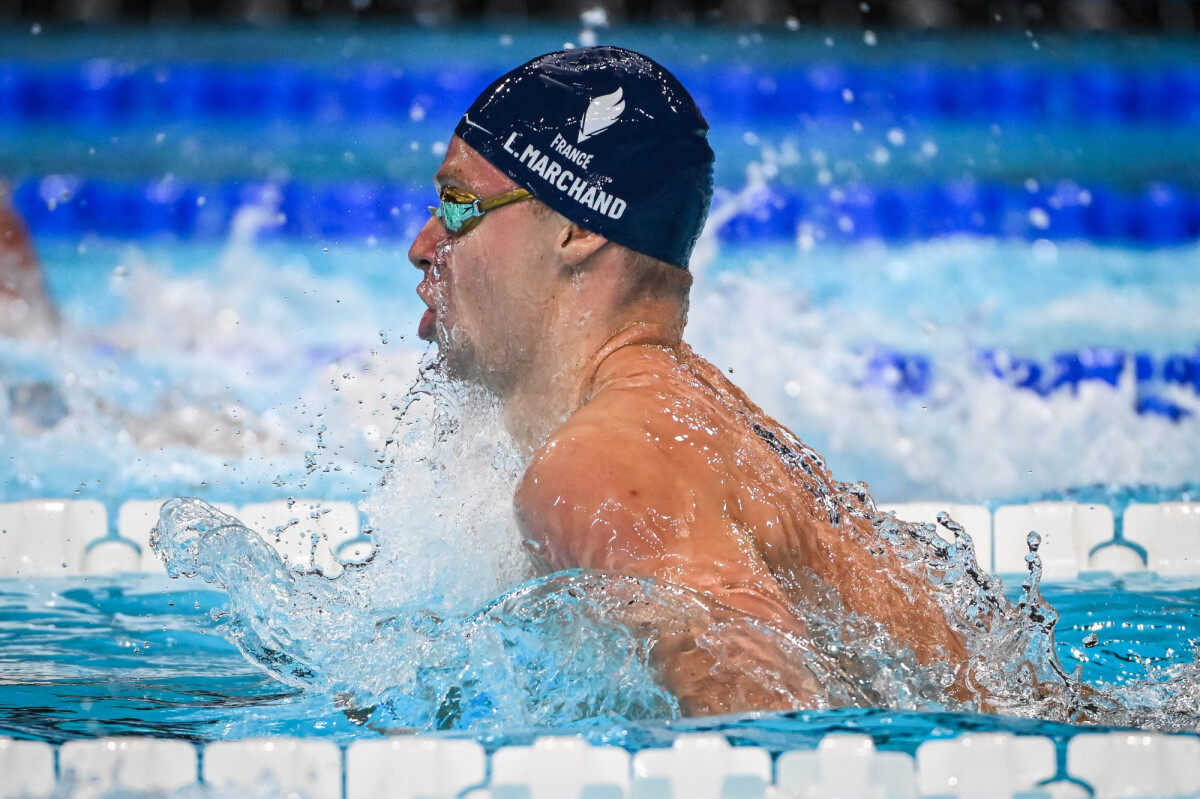 Photo : Léon Marchand © Matthieu Mirville / Dppi / Panoramic ...