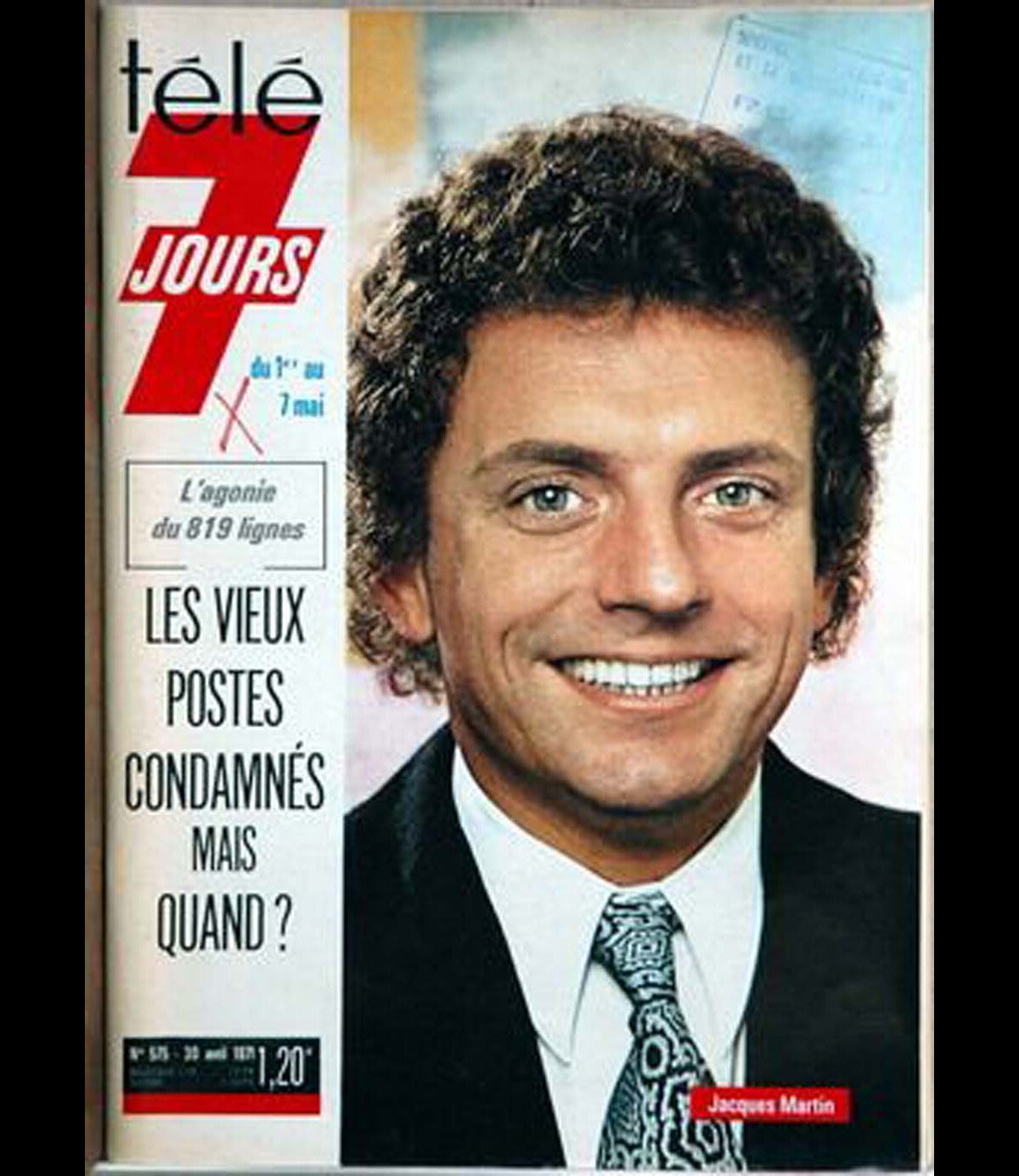 Photo : Jacques Martin a fait 18 fois la couverture de Télé 7 Jours ...
