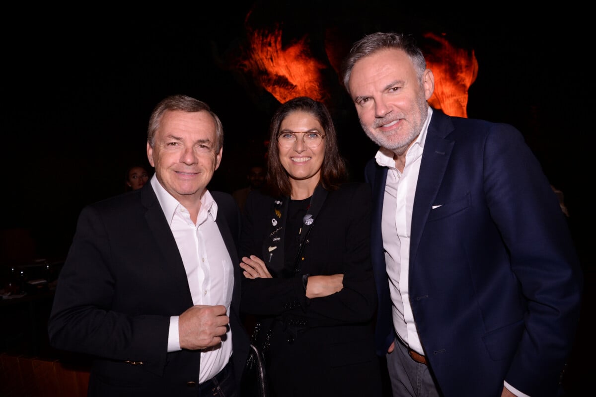 Photo : Alain Weill et sa femme Sylvie, Eric Brunet - Pour célébrer l ...