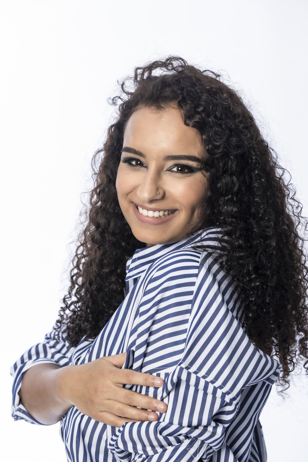 Photo : Exclusif - Mathilde (Angele) - Studio des candidats de l'émission "Voix de stars ...