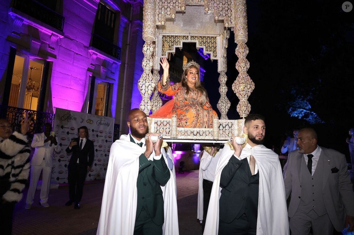 Photo : Exclusif - Aziza El Batri - Mariage de Francky Vincent et Aziza ...