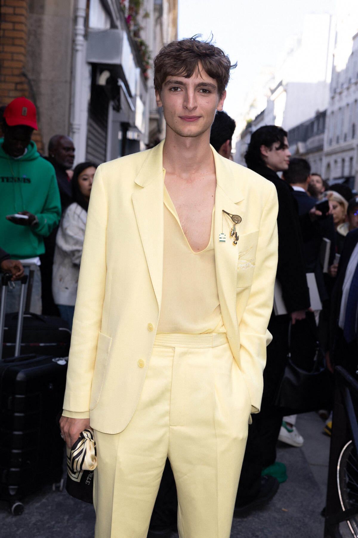 Photo : Vassili Schneider au défilé Lacoste prêt à porter printemps ...