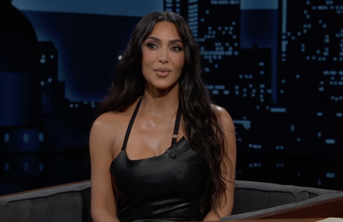 Photo : Kim Kardashian chez Jimmy Fallon - Purepeople
