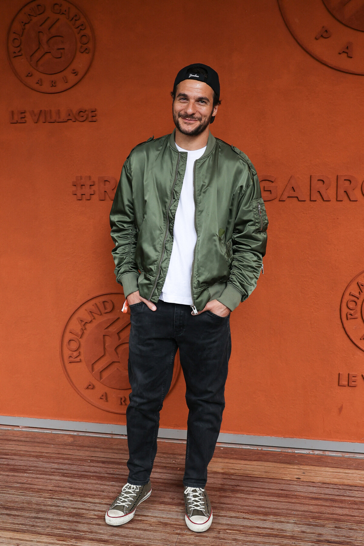 Photo : Amir Haddad au Village des Internationaux de France 2024 à ...