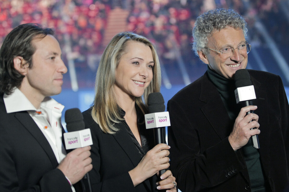 Photo : Philippe Candeloro, Annick Dumont, ex femme de Gilles Beyer et ...