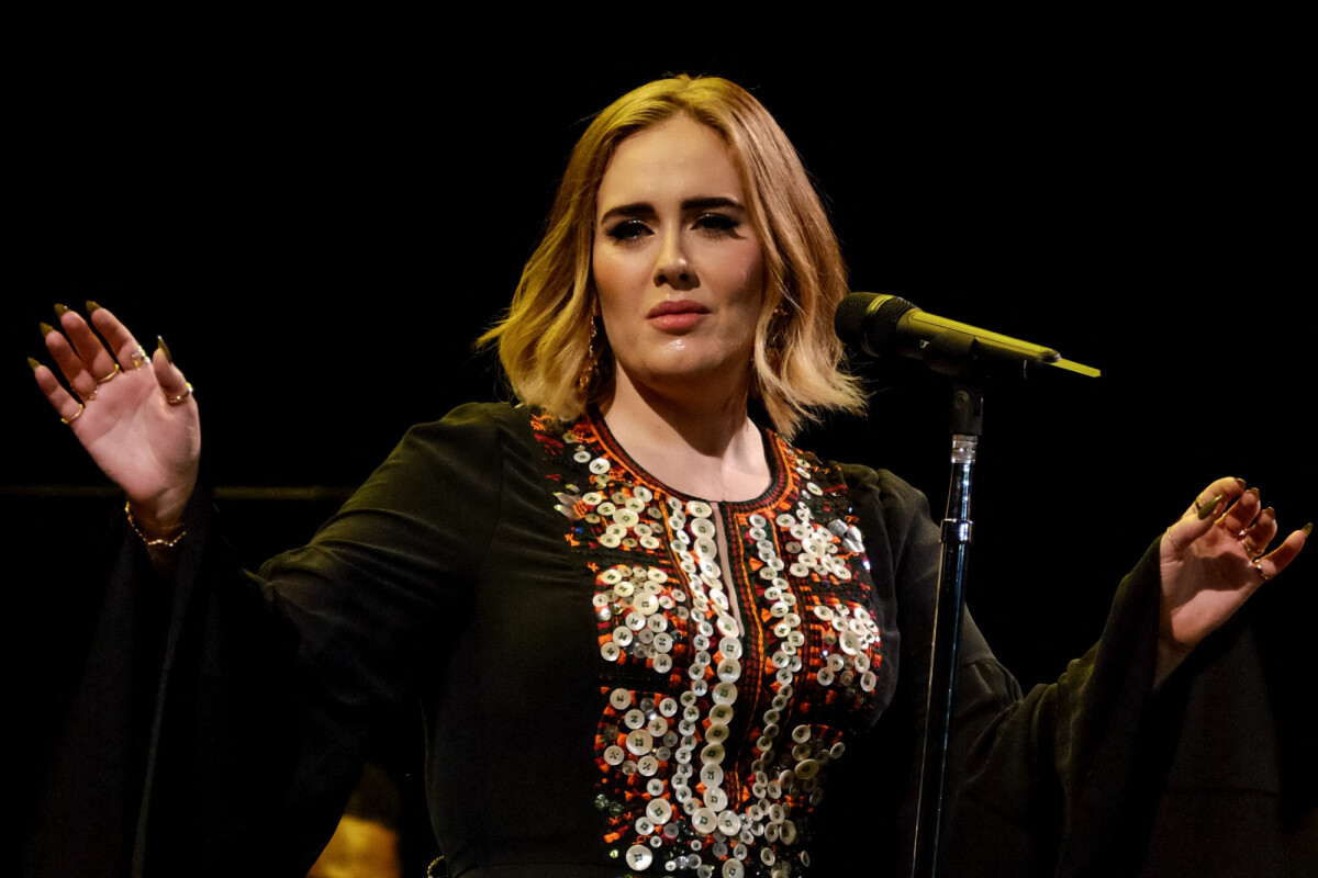 Photo : On l'avait apercue en octobre lors d'un concert d'Adele à Las Vegas Adele (Adele Laurie ...