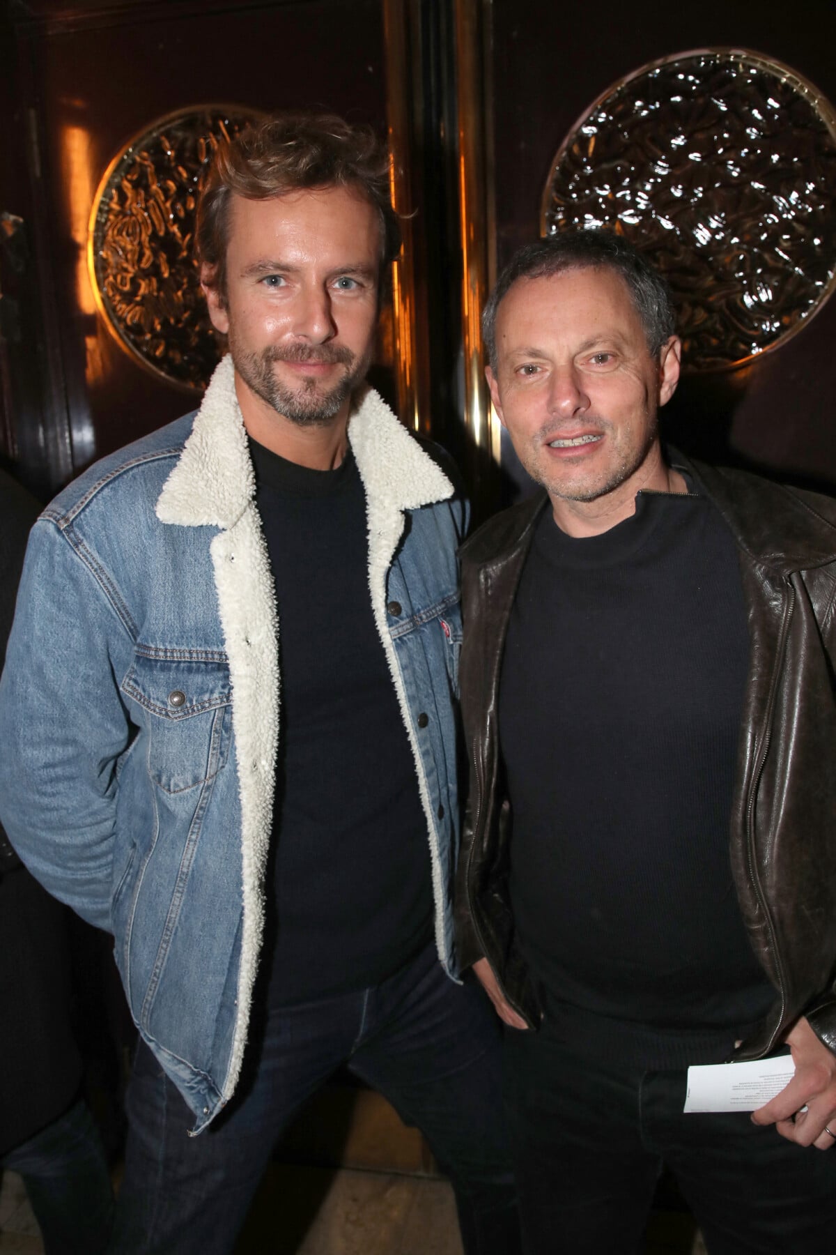 Photo : Exclusif - Marc-Olivier Fogiel et son mari François Roelants ...