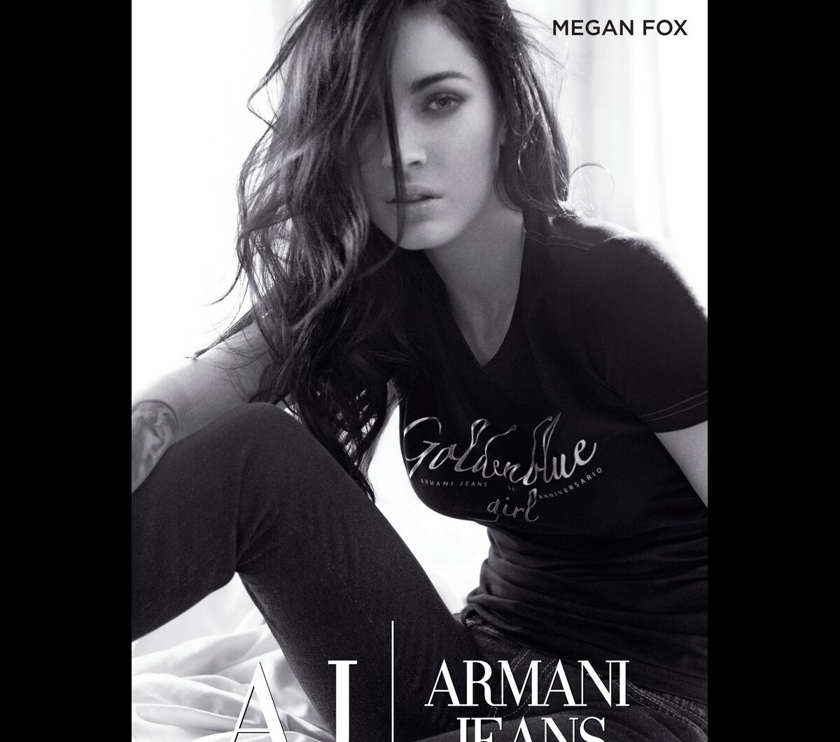 Megan fox armani store