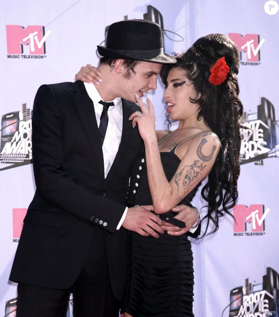 Amy Winehouse et son ex-mari Blake Fielder-Civil, à Los Angeles, en ...