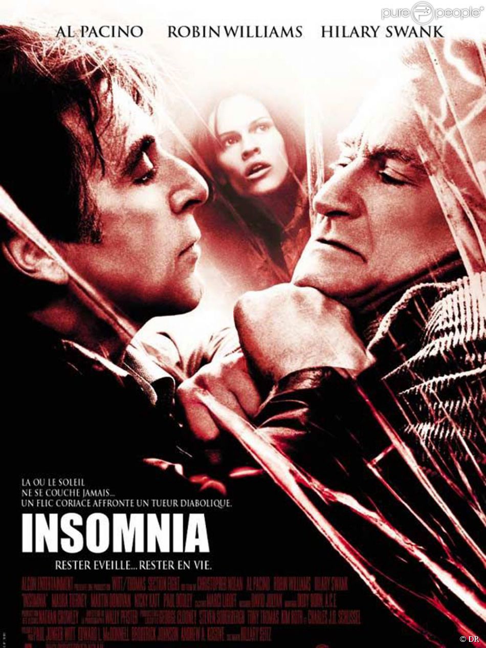 L'affiche de Insomnia, de Christopher Nolan. - Purepeople L'affiche de Insomnia, de Christopher Nolan. - Purepeople