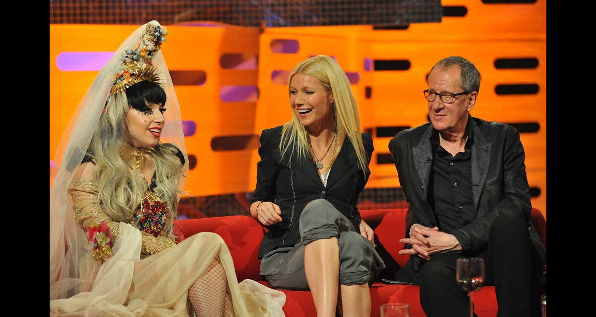 Photo : Lady Gaga enresigtre son passage dans le Graham Norton Show, à ...