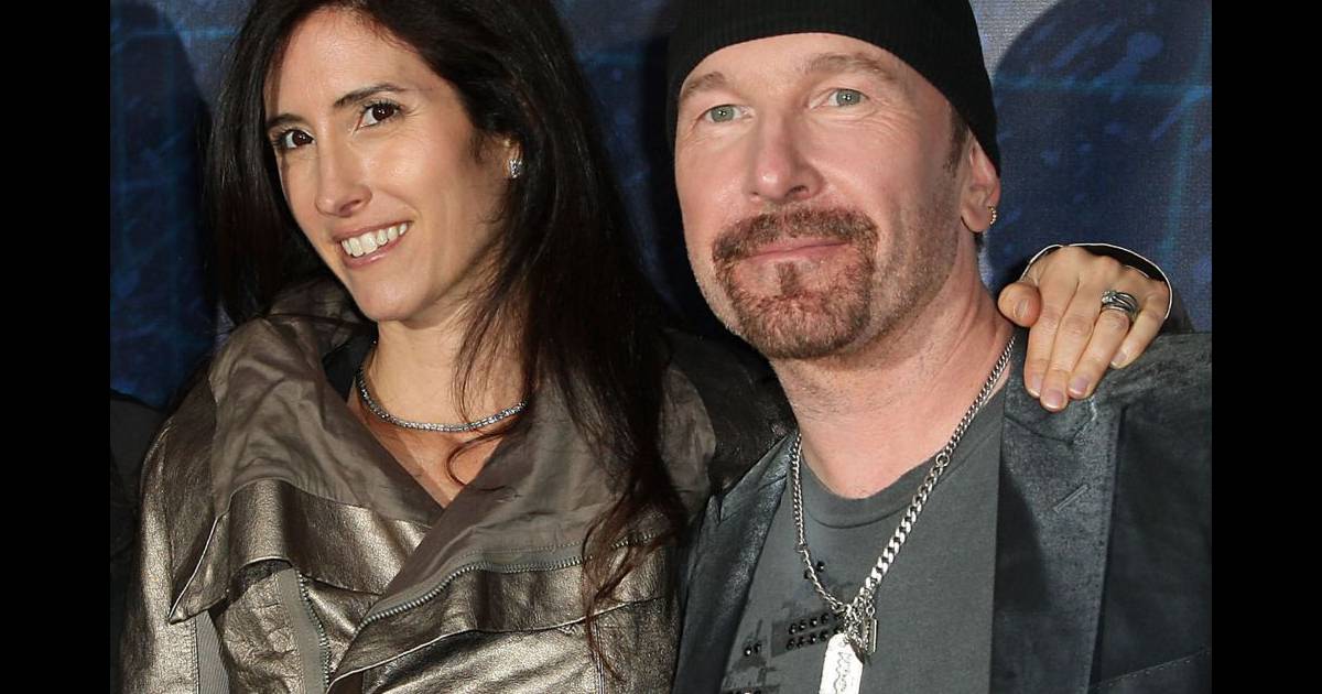 The Edge et sa femme le mardi 14 juin à Brodway - Purepeople