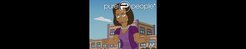Michelle Obama dans les Simpson ! - Purepeople
