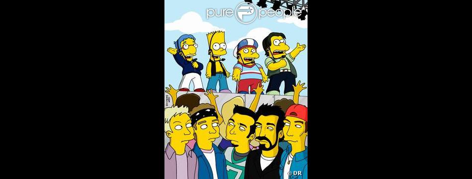 Les N'Sync dans les Simpson ! - Purepeople