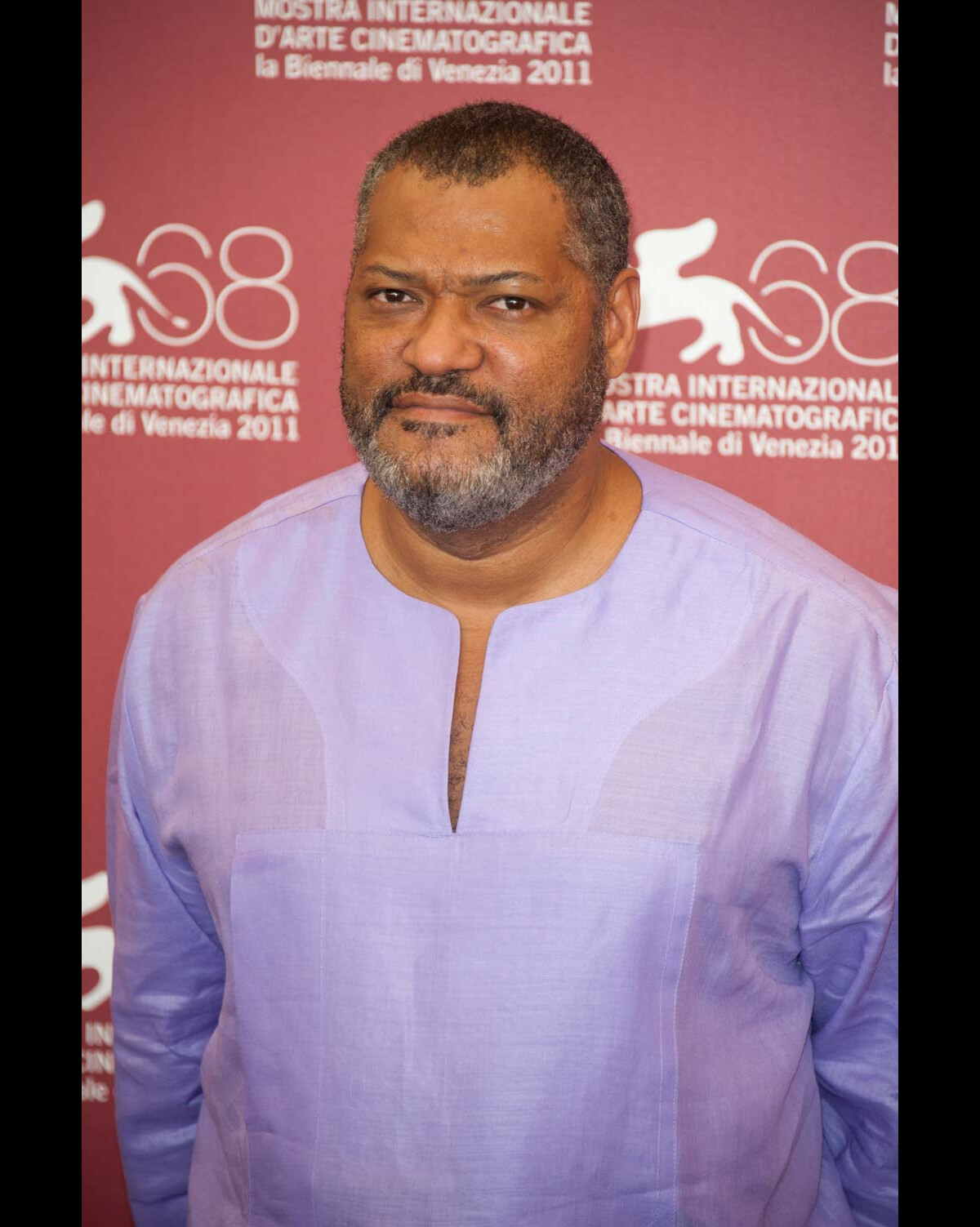 Photo : Laurence Fishburne, photocall pour le film Contagion, à Venise ...