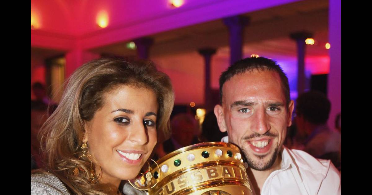 Franck Ribéry et sa femme Wahiba en mai 2010 à Munich - Purepeople
