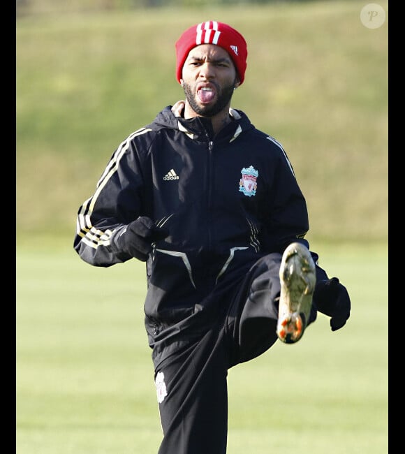 Photo : Jermaine Pennant le 3 novembre 2008 à Liverpool - Purepeople