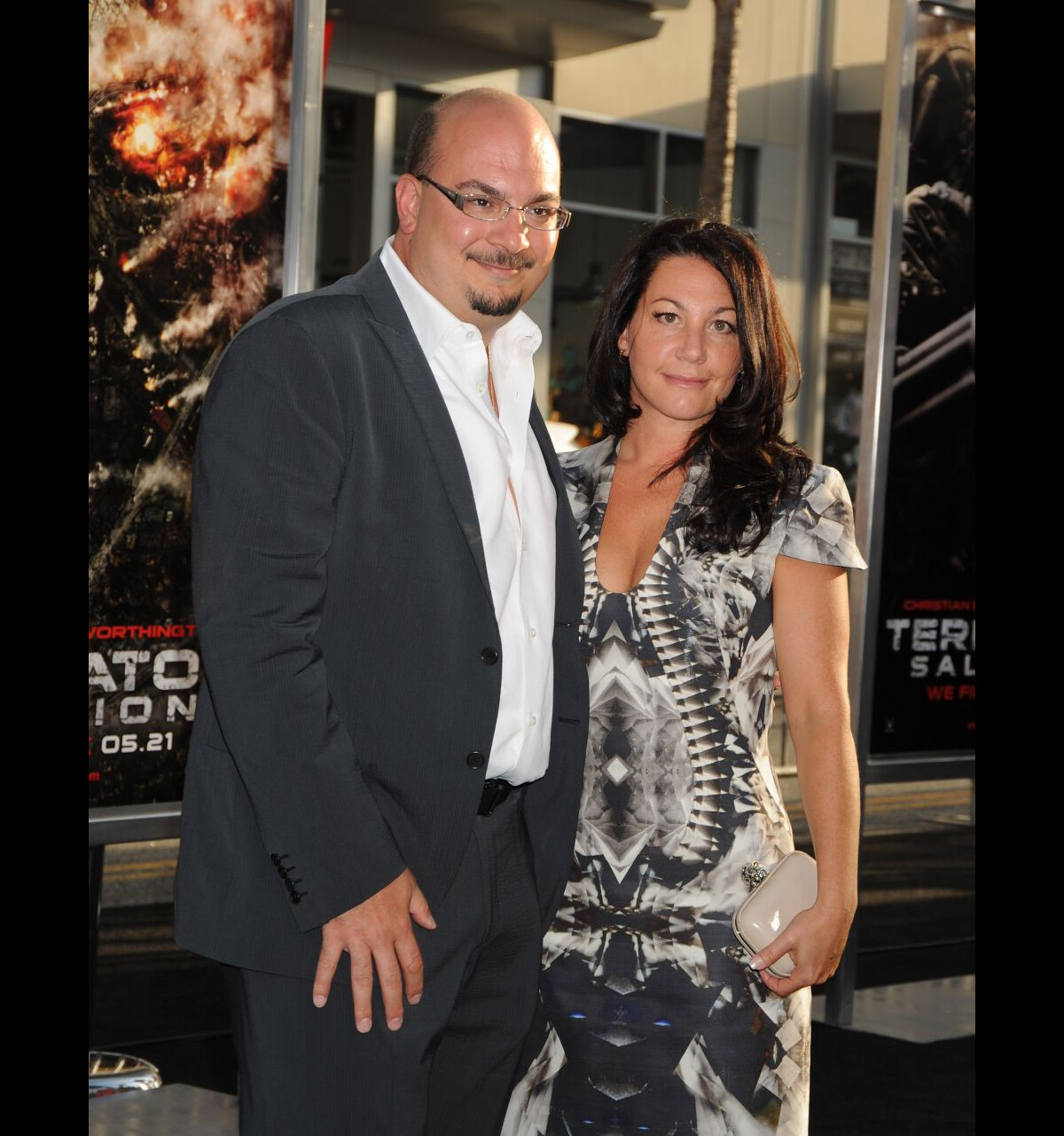 Photo : Anthony E. Zuiker et sa femme Jennifer en mai 2009. - Purepeople