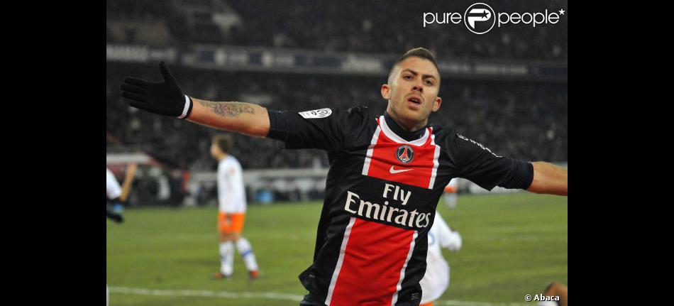 Jérémy Ménez lors du match au sommet entre le PSG et Montpellier (2-2 ...