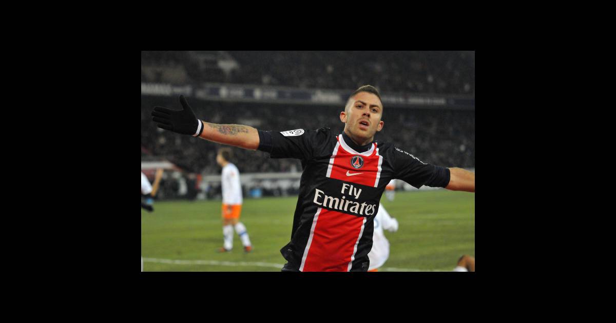 Jérémy Ménez lors du match au sommet entre le PSG et Montpellier (2-2 ...