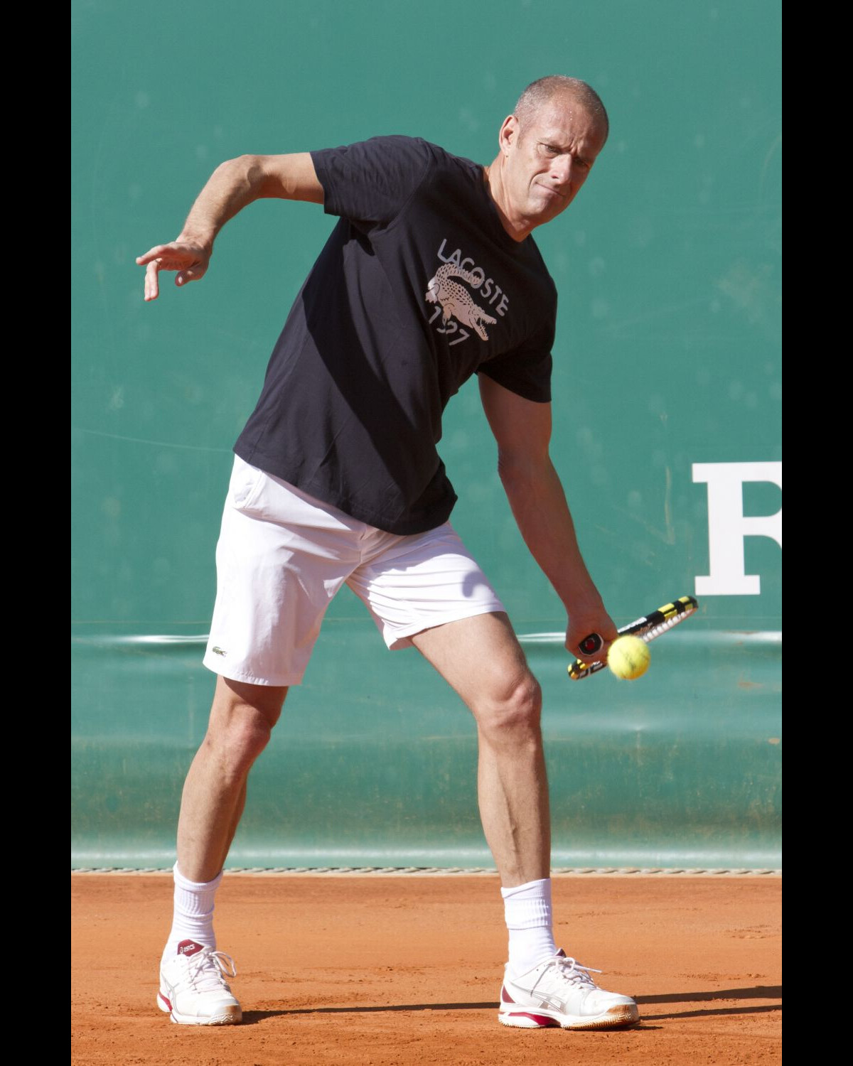 Photo : Guy Forget à Monaco, le 21 avril 2012. - Purepeople