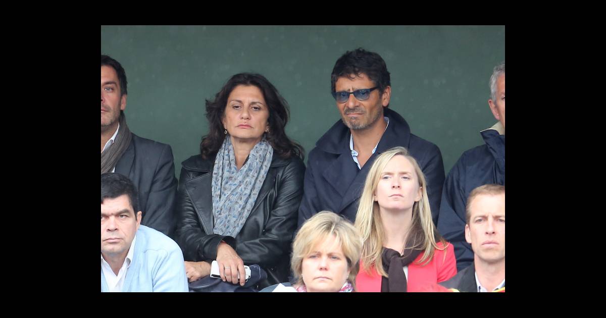 Pascal Elbé et sa femme Béatrice lors de la finale entre Rafael Nadal ...
