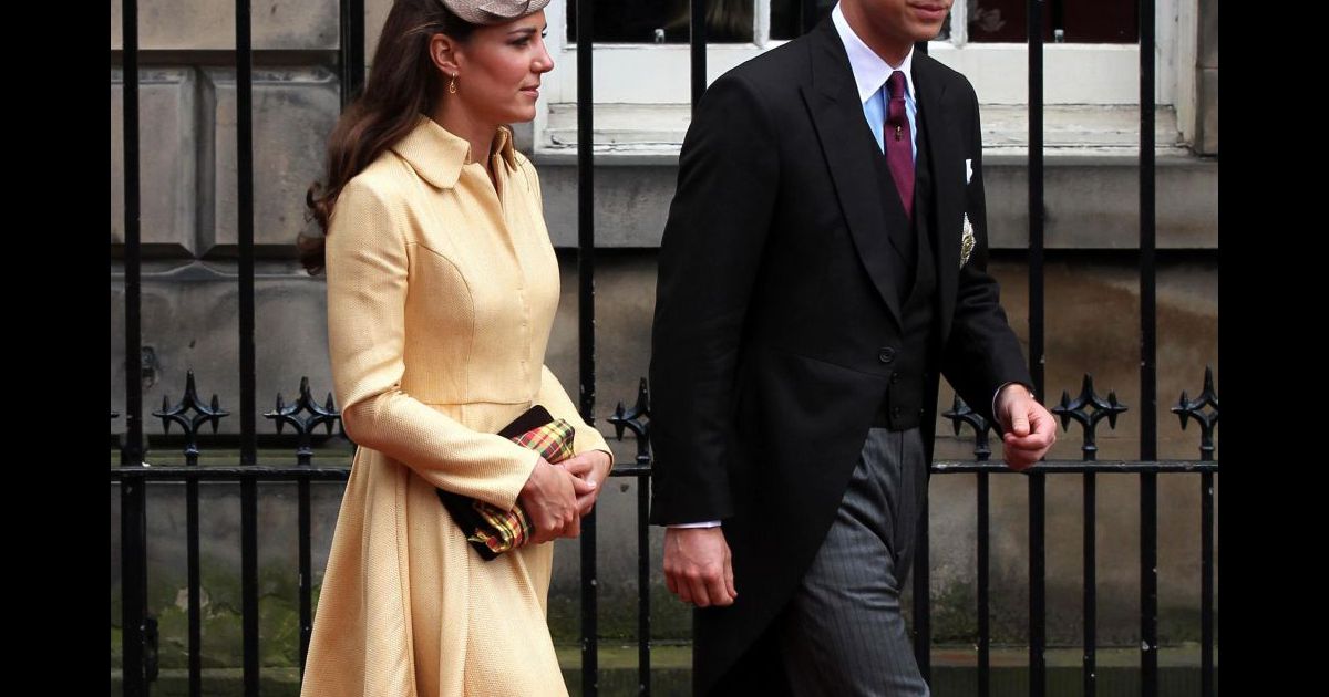 Kate Middleton et le prince William à la sortie de la Signet Library ...