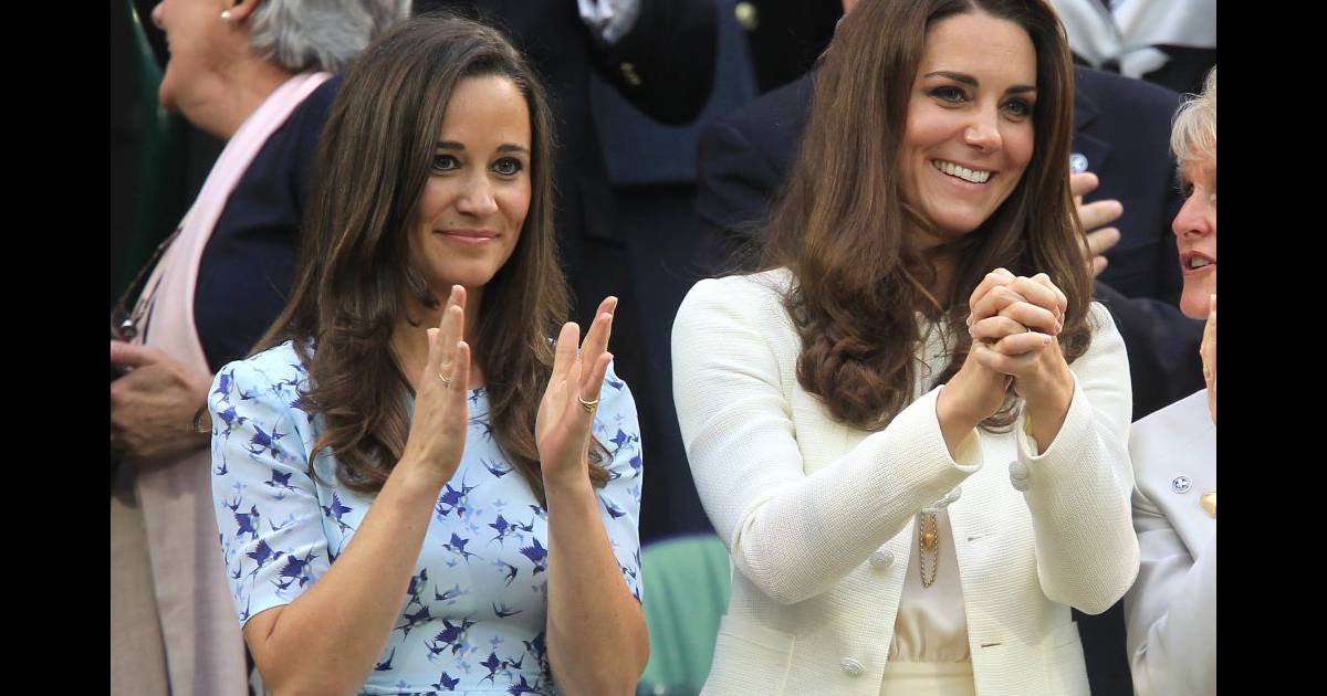 Kate Middleton et sa soeur Pippa étaient réunies à Wimbledon pour ...