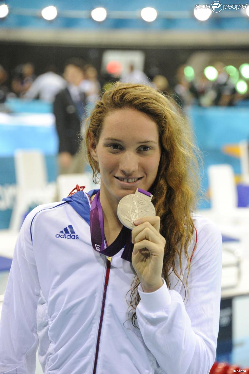 Camille Muffat est allée chercher la médaille d'argent lors du 200 m ...