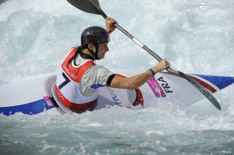Emilie Fer a décroché l'or olympique du slalom en kayak le 2 août 2012 ...