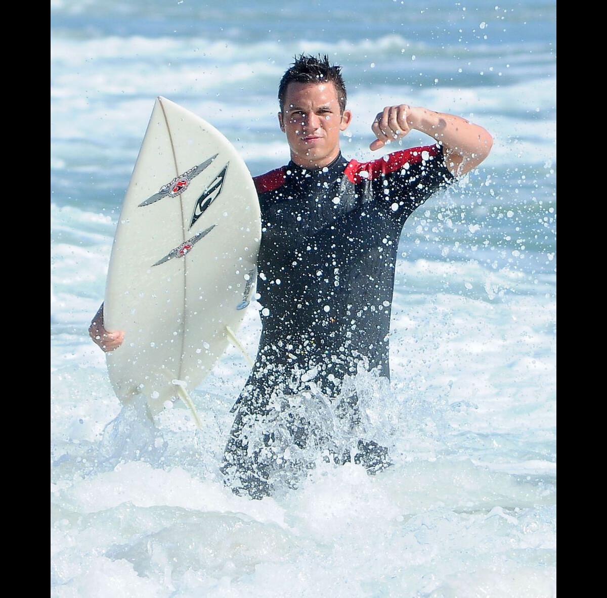 Photo : Matt Lanter mouille le maillot sur le tournage de la série ...