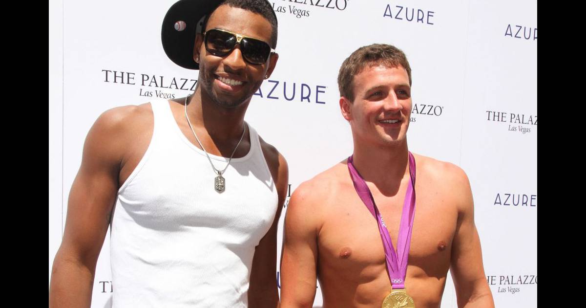 Ryan Lochte, médaillé d'or olympique à Londres le 18 août 2012 au ...