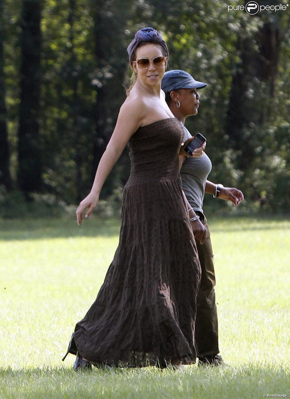 Mariah Carey sur le tournage de The Butler à la Nouvelle-Orléans, le 20 ...