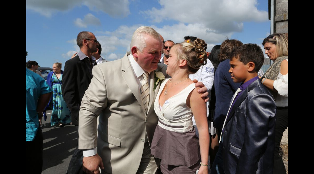 Photo : Charlène, la fille de Thierry, est très contente d'assister au ...