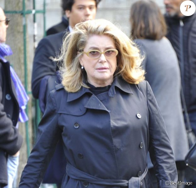 Obsèques de Luc Barnier : Catherine Deneuve et Virginie Ledoyen ...