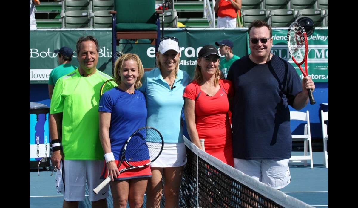 Photo : Jon Lovitz, Elisabeth Shue, Martina Navratilova, Chris Evert et ...