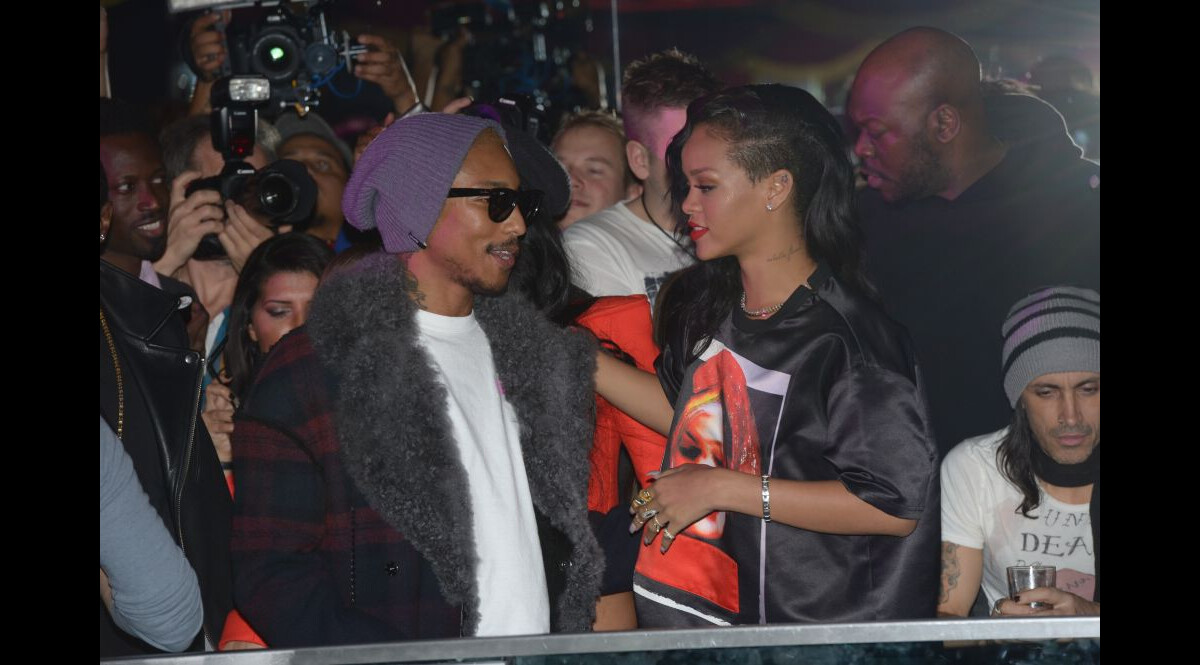 Photo : Exclusif - Rihanna et Pharrell Williams au VIP Room. Paris, le ...