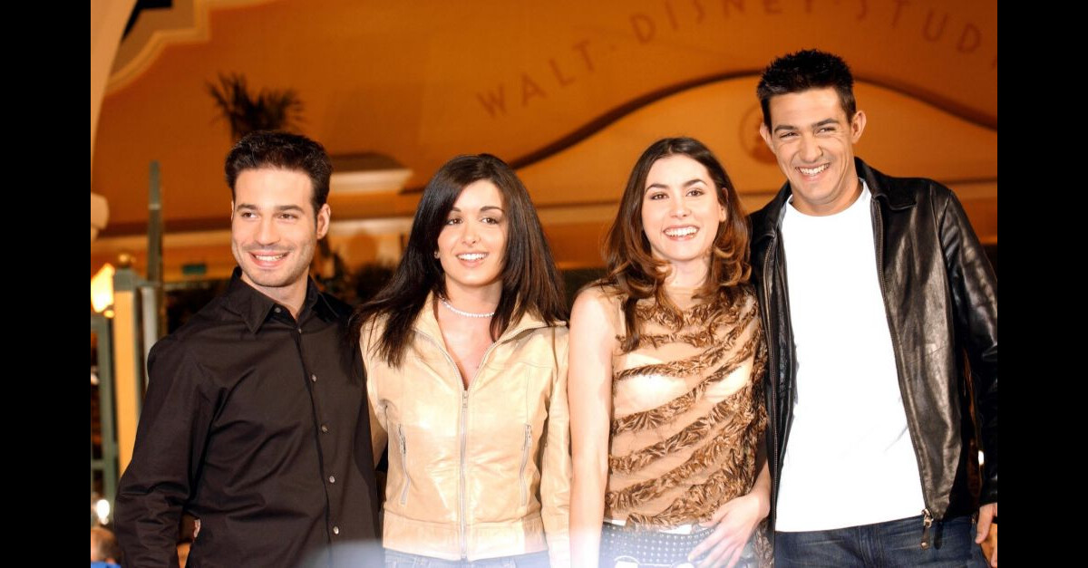 Photo : Mario Baravecchia, Jenifer, Olivia Ruiz et Jean-Pascal... héros ...