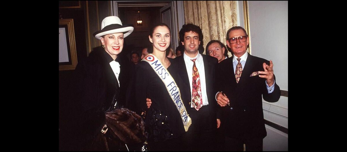 Photo : Geneviève de Fontenay, Valérie Claisse (Miss France 1994), J ...