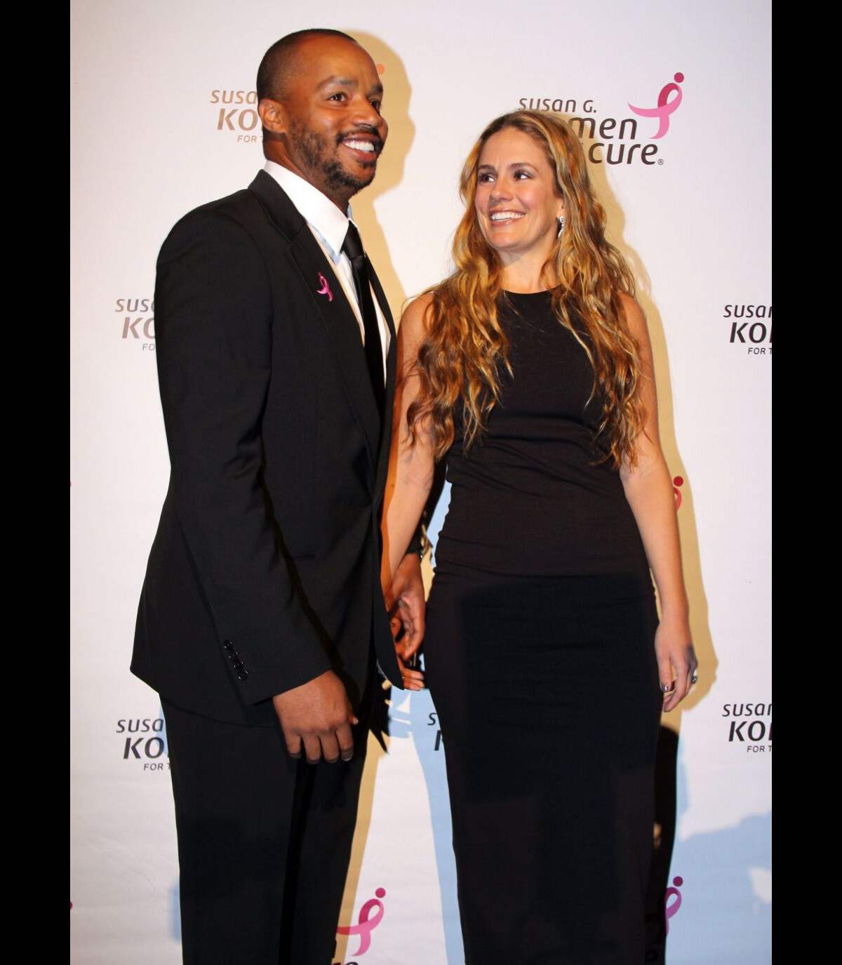 Photo : Donald Faison et Cacee Cobb, amoureux, à la soirée Suzan Komen ...