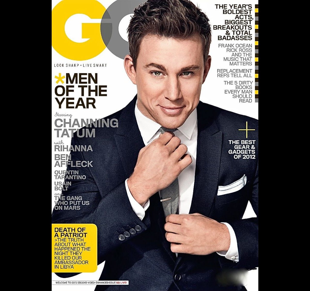Photo : Channing Tatum nommé Acteur de l'Année du magazine GQ, pose en ...