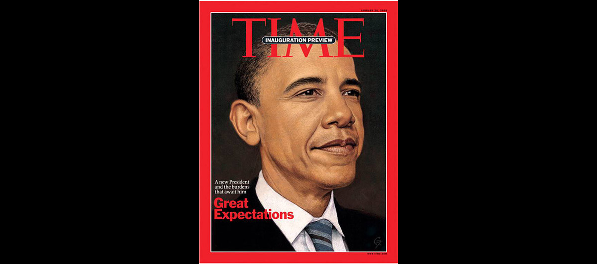 Photo : Barack Obama fait la couverture du magazine TIME pour son ...