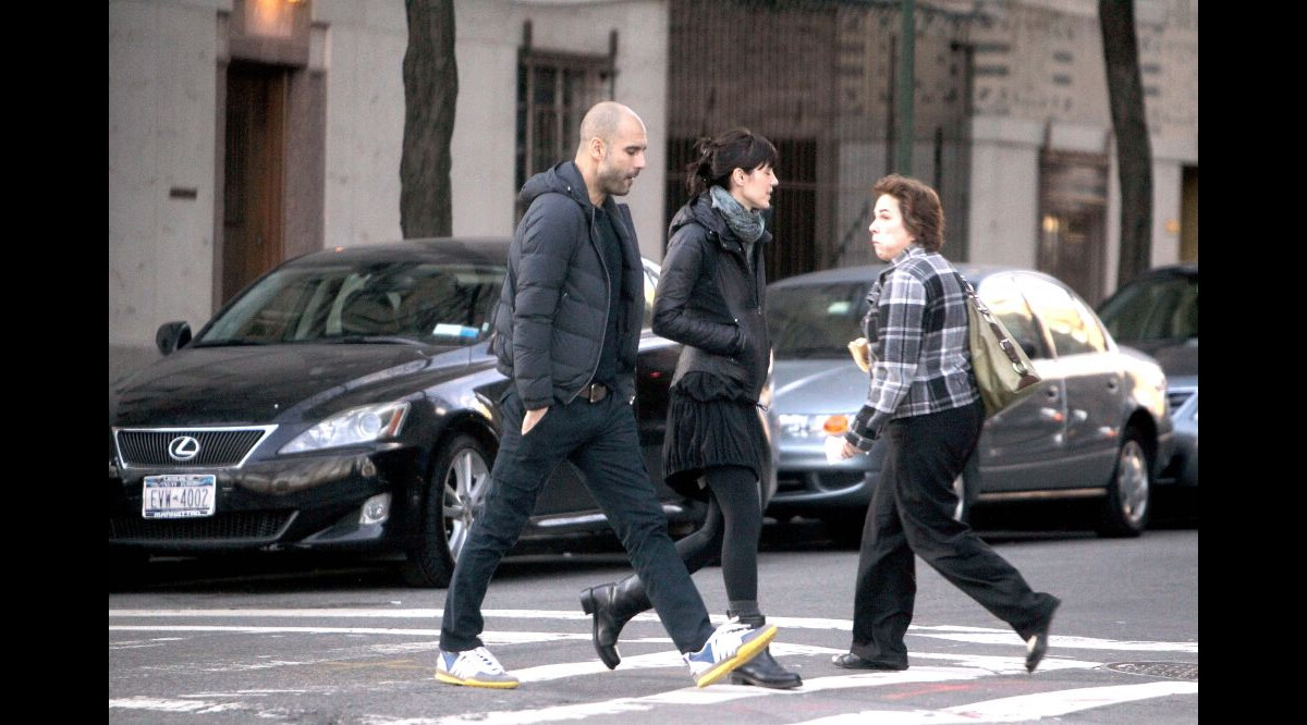 Photo : Josep Guardiola et sa femme Cristina Serra à New York, le 12 ...