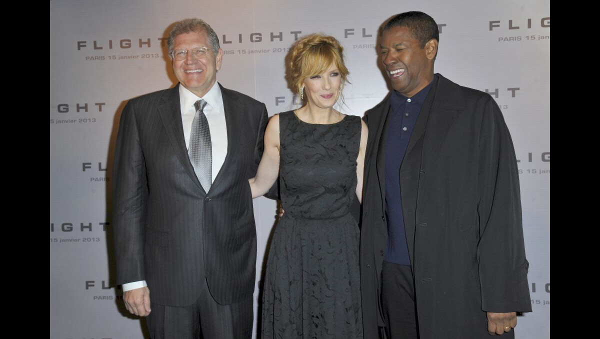 Photo : Robert Zemeckis, Denzel Washington et Kelly Reilly pendant l ...