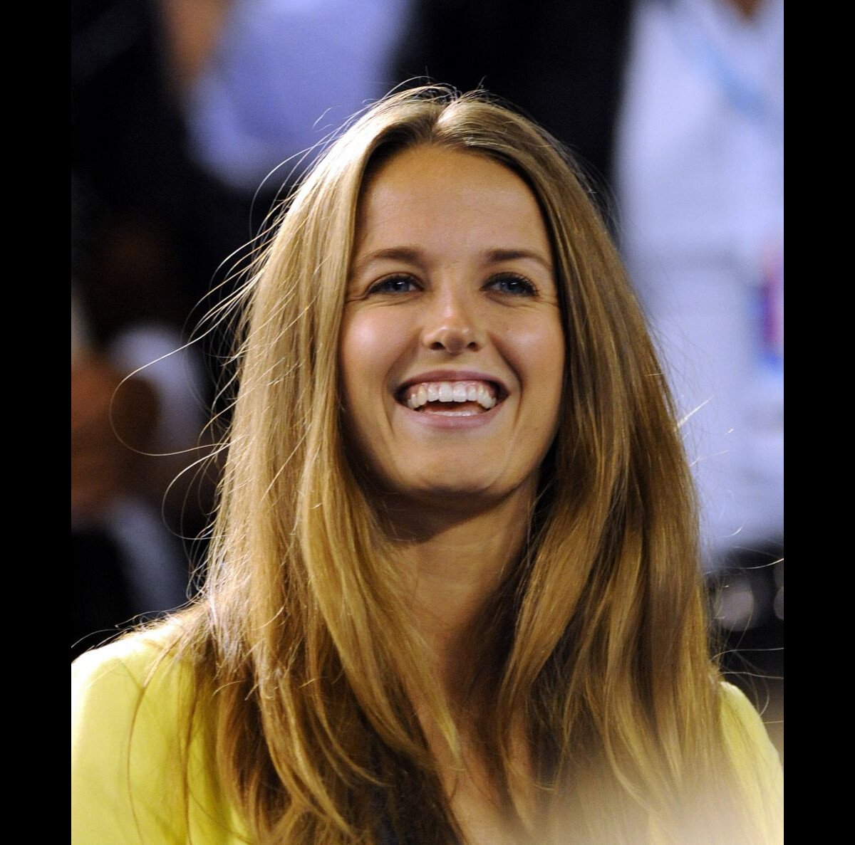 Photo : Kim Sears, heureuse après la victoire de son homme Andy Murray ...
