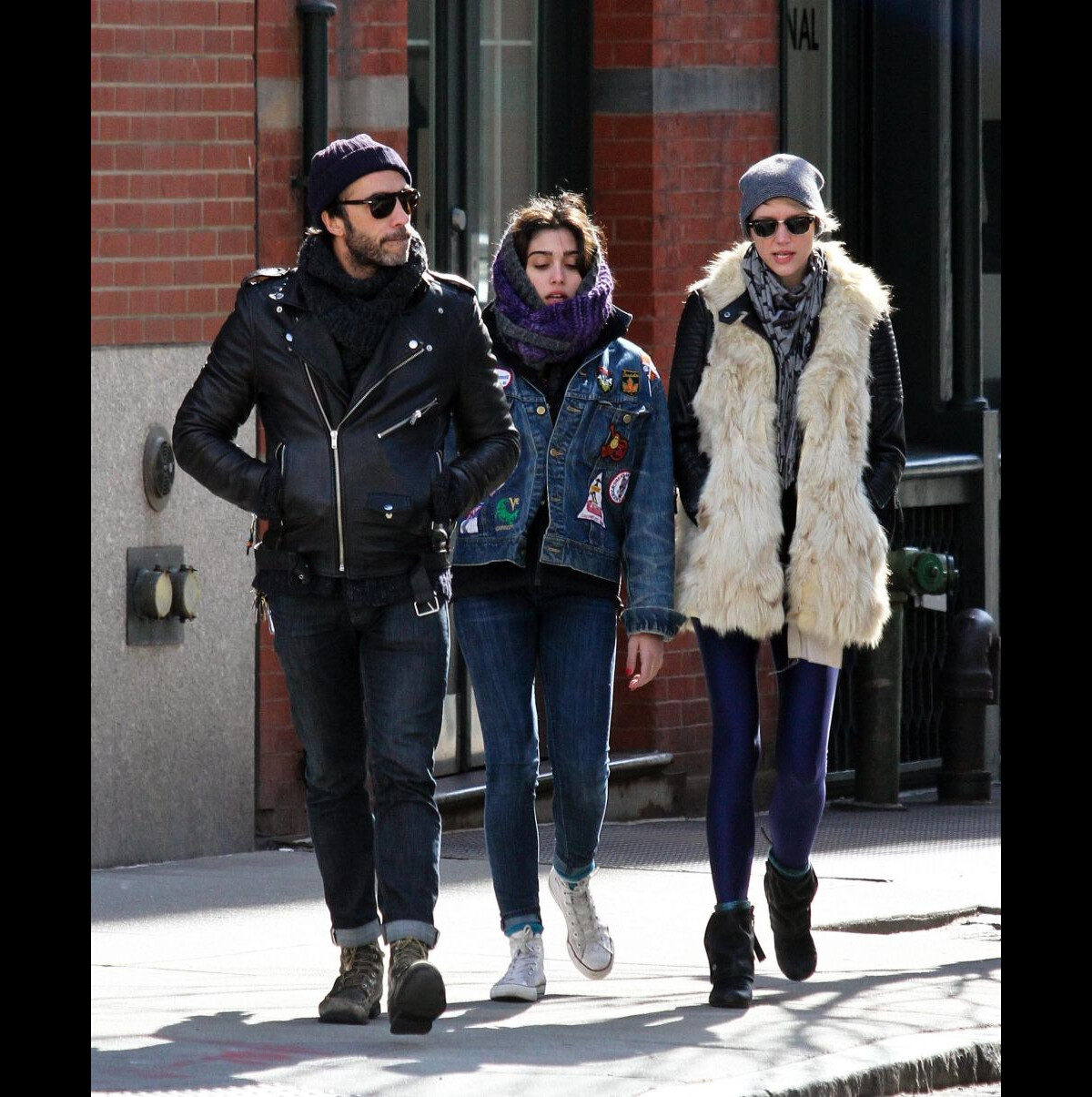 Photo : Lourdes Leon et son père Carlos Leon, avec une amie, à Soho à ...